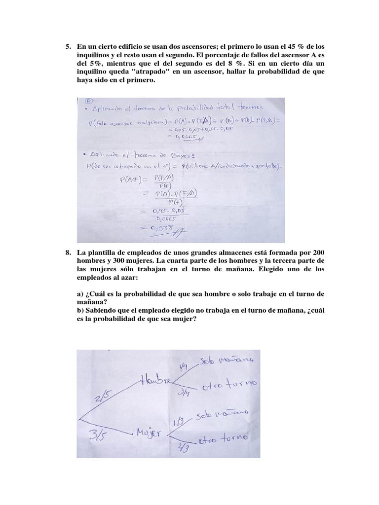 5 y 8 Trabajo 2 | PDF