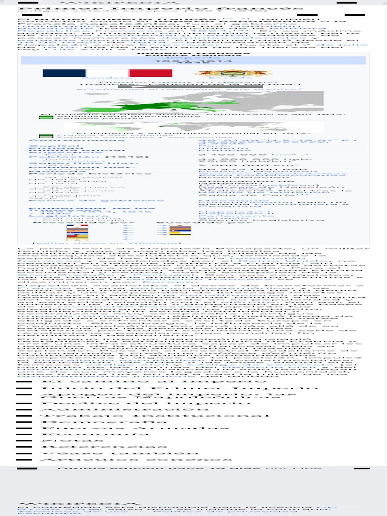 Primer Imperio Francés - Wikipedia, La Enciclopedia Libre | Descargar ...