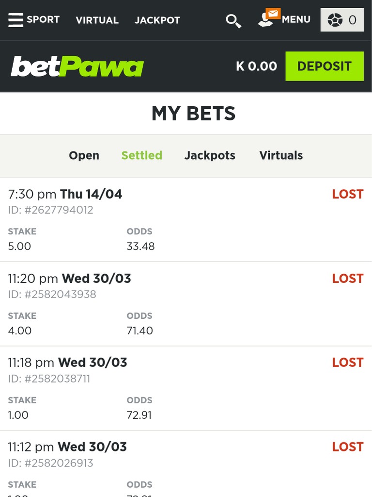 Placed Betslip BetPawa Zambia | PDF