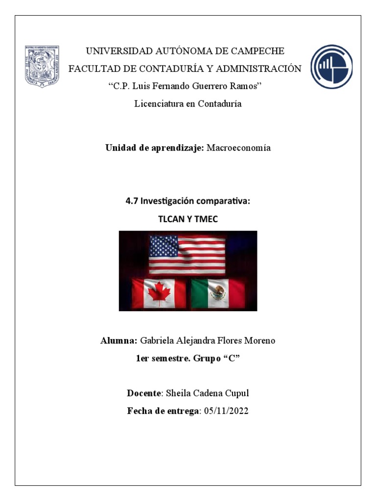 Tlcan y Tmec | PDF | Tratado de Libre Comercio Norteamericano | Comercio