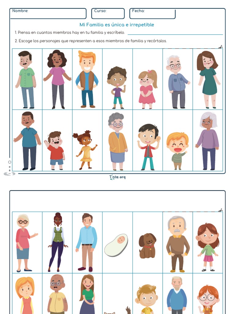 Actividad Creativa: Mi Familia Única | PDF