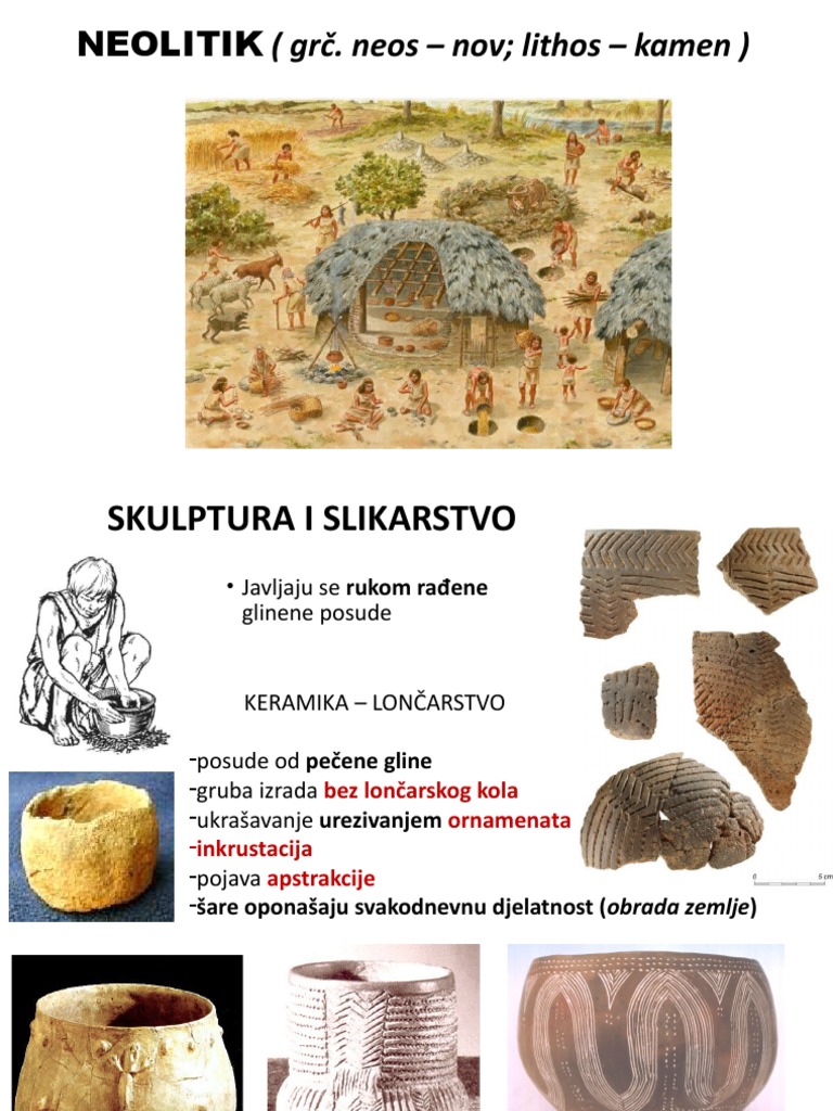 Skulptura I Slikarstvo Neolitik I Metalna Doba | PDF