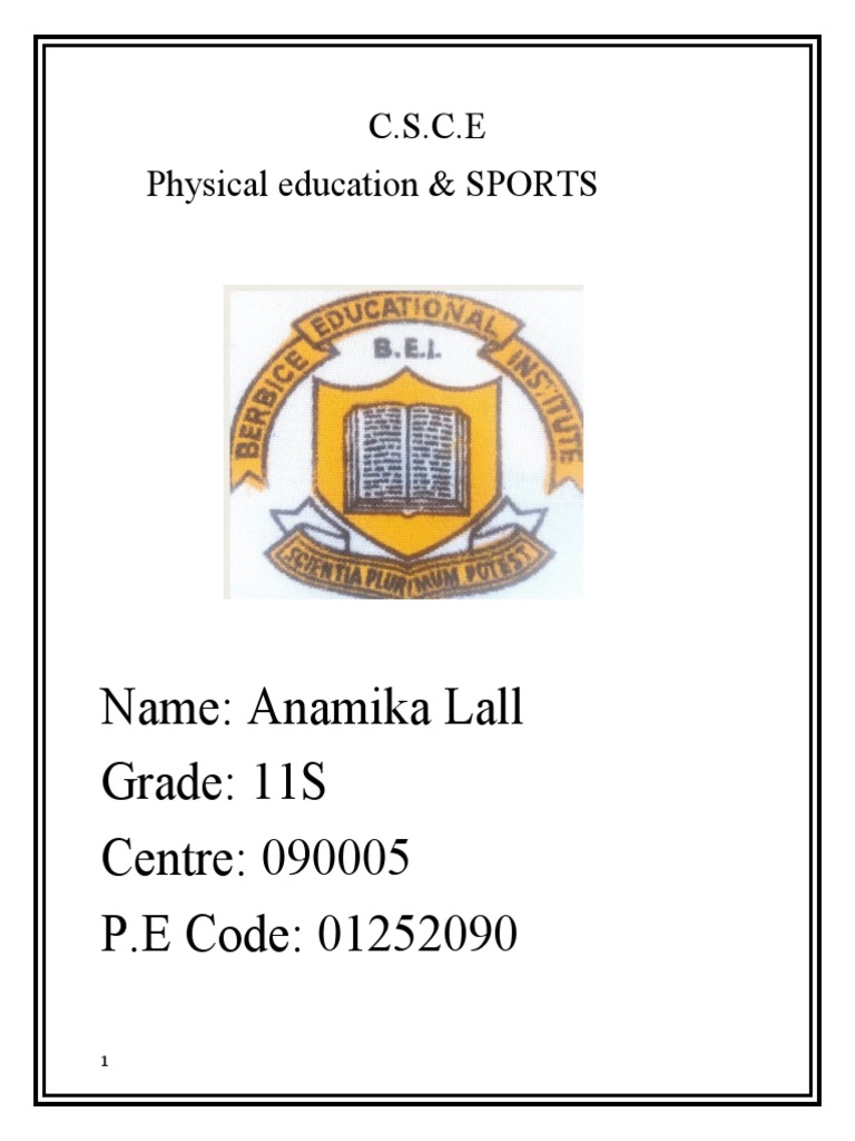 Pe Sba.... | PDF | First Aid | Track And Field