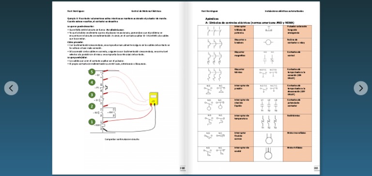 Simbolos Nema | PDF | Relé | Ingeniería mecánica