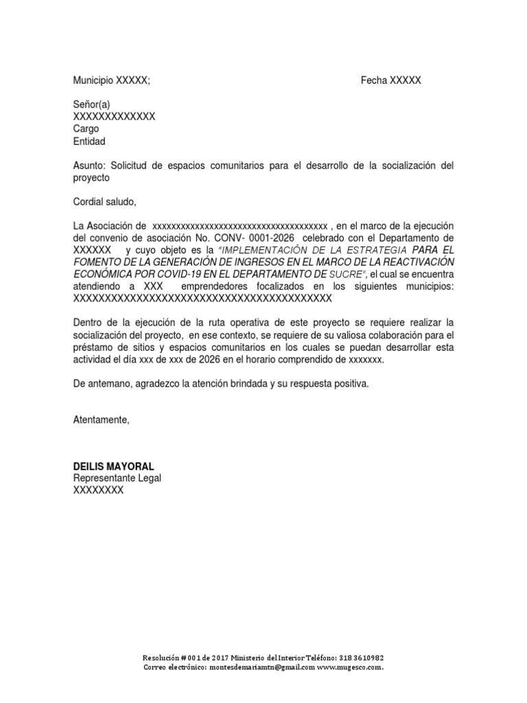 Solicitud de Espacios para Socialización 2026 | PDF