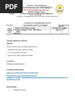 Multimodal Elements in English 10 Lesson Plan | PDF | Gesture ...