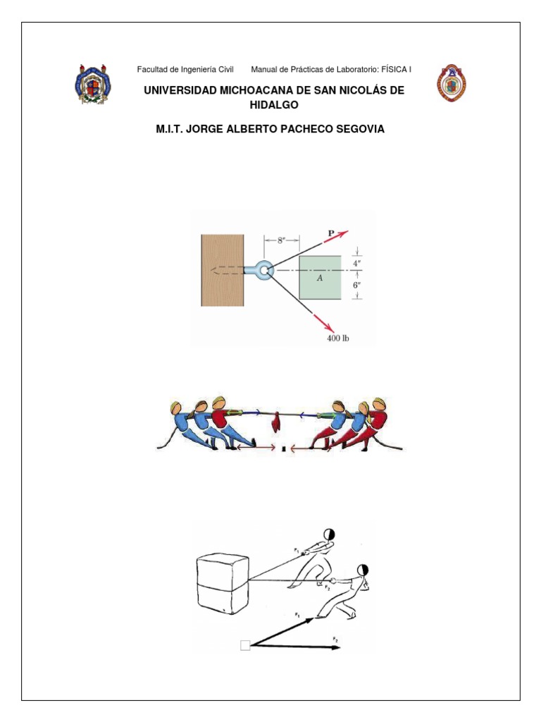 Laboratorio de Física Práctica 1 | PDF | Vector Euclidiano | Fuerza