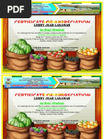Template Certificate of Participation Lac | PDF
