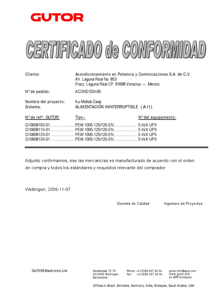 Manual Ups-Gutor | PDF | Informática