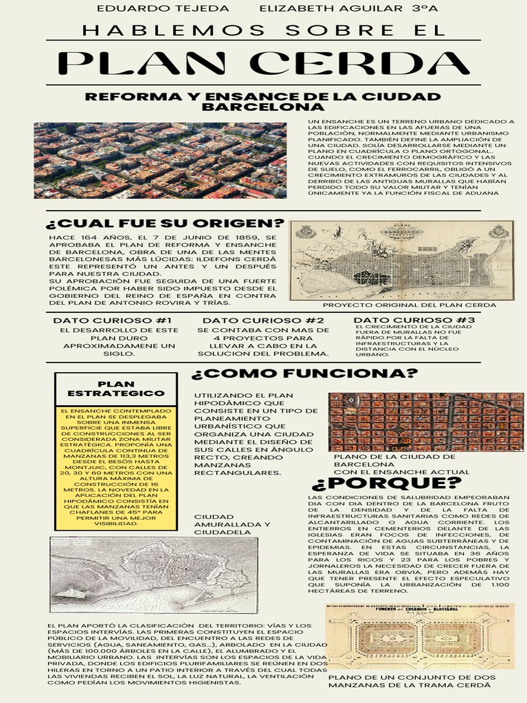 Plan de Ensanche Cerda | PDF | Barcelona