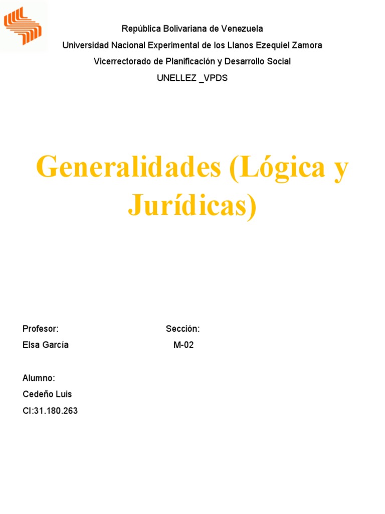 Laa Generalidades | PDF | Proposición | Concepto