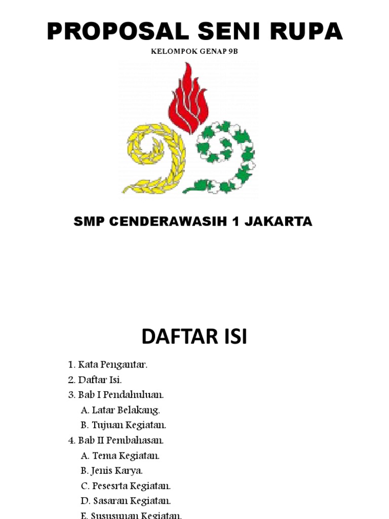 PROPOSAL SENI RUPA | PDF