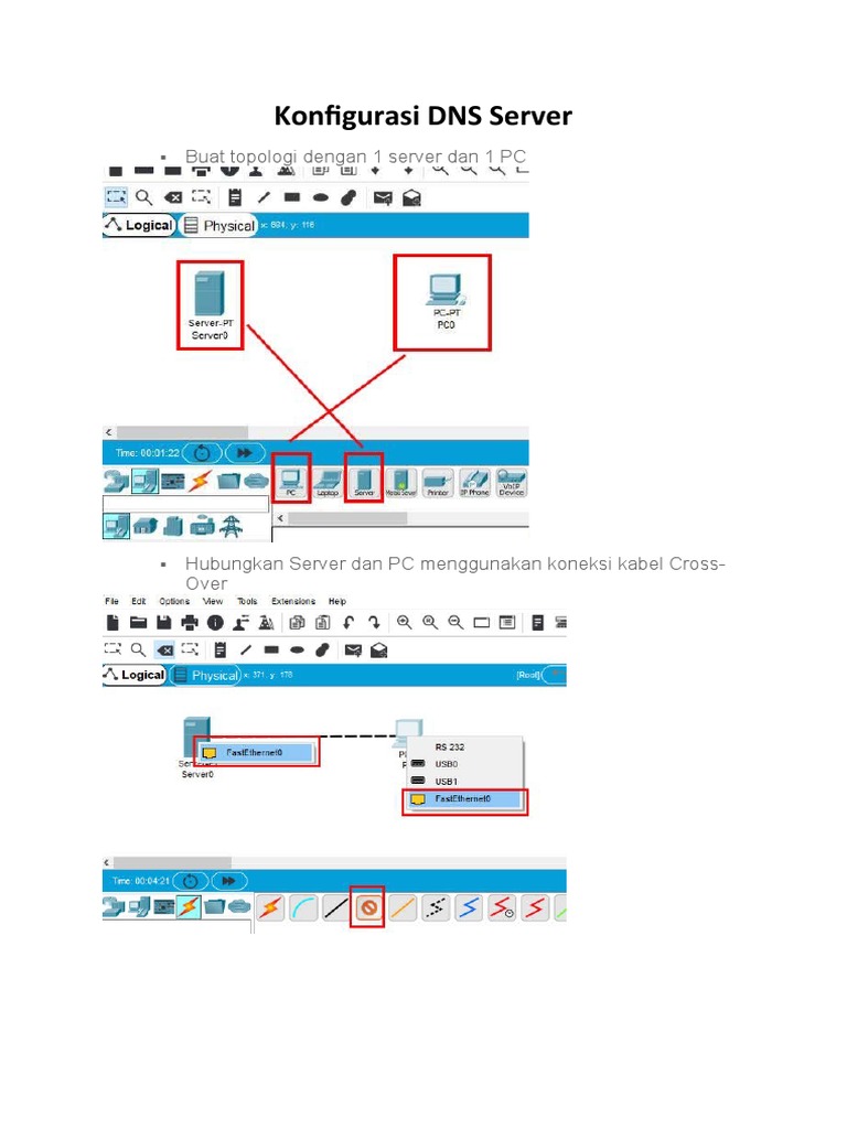 Konfigurasi DNS Server | PDF | Komputer