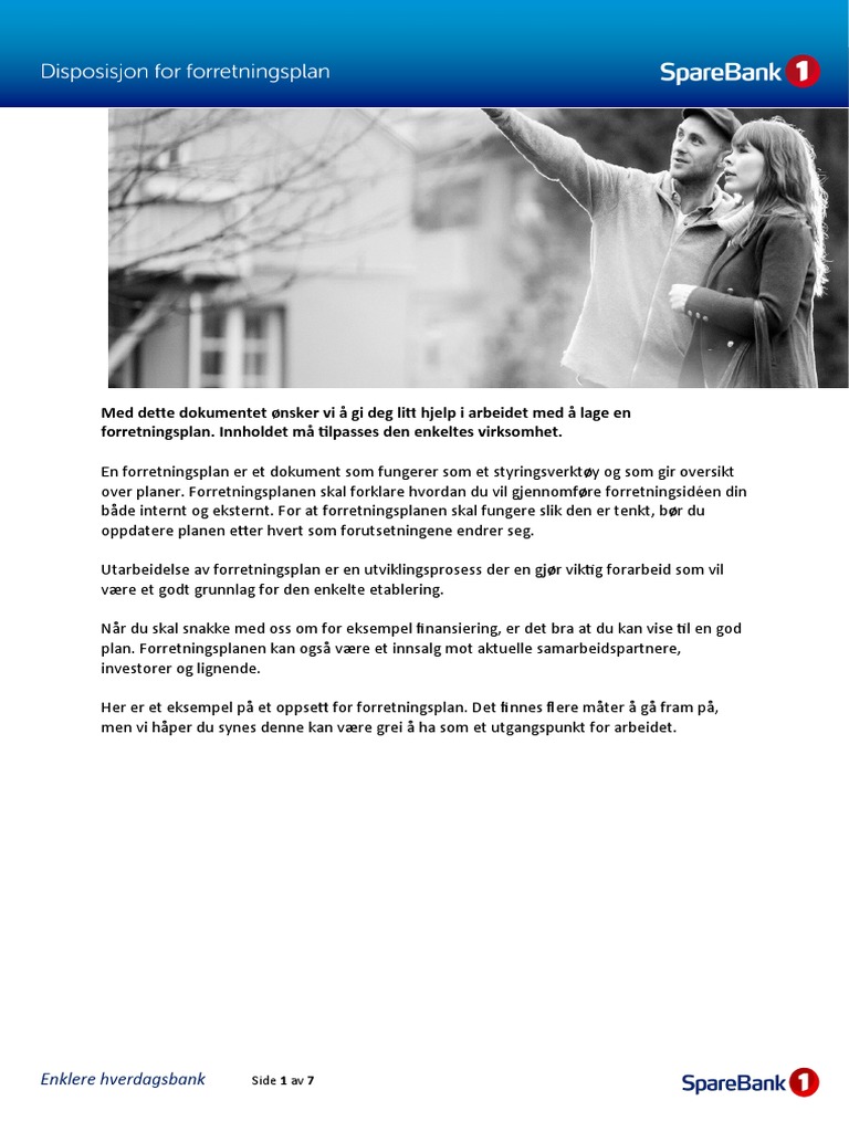 Forretningsplan | PDF