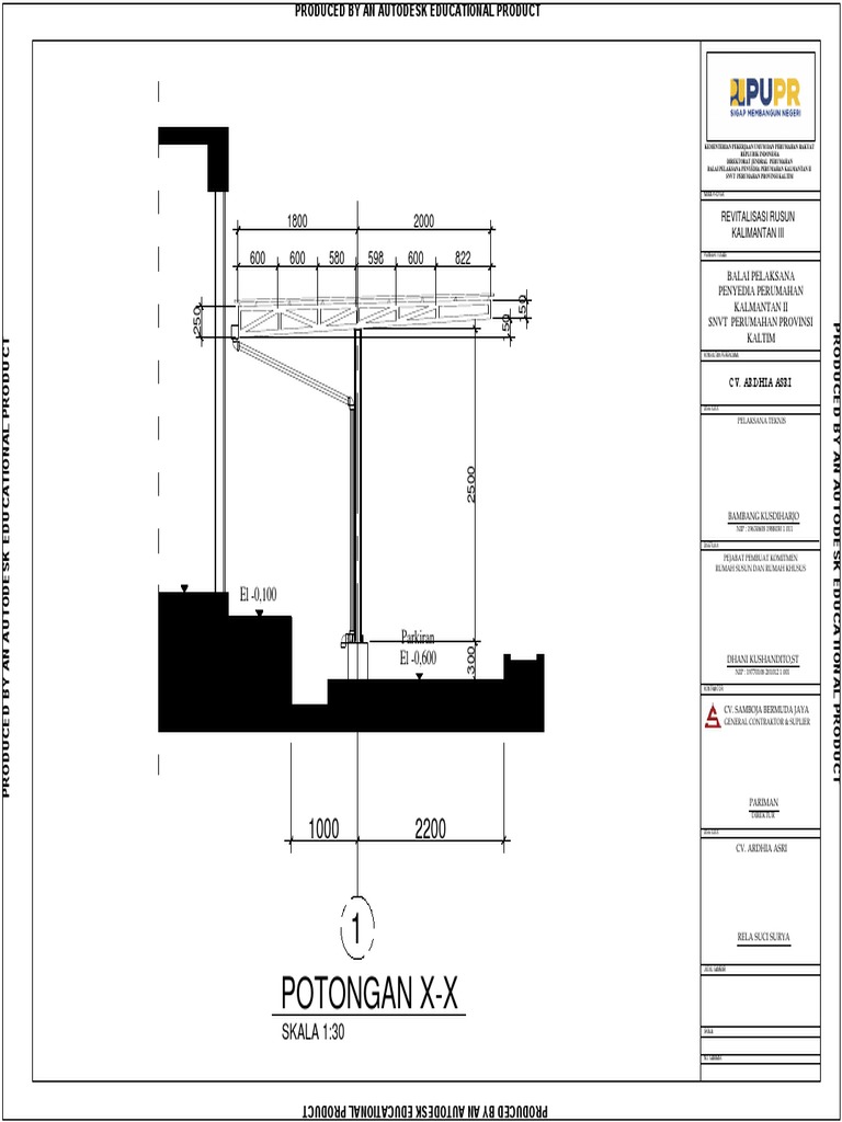 5.Potongan Parkiran | PDF
