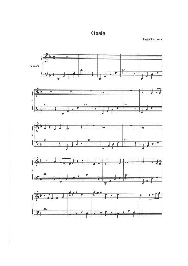 Tarja - Oasis | PDF