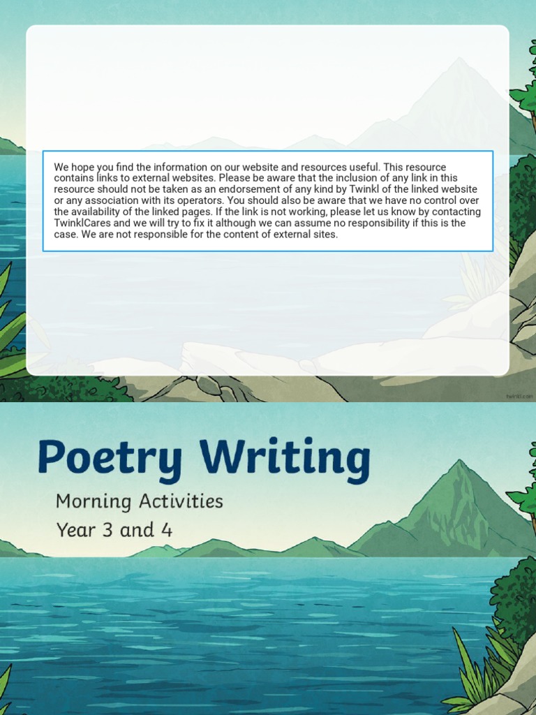 Poetry Writing for Young Learners | PDF | Poetry | Linguistics