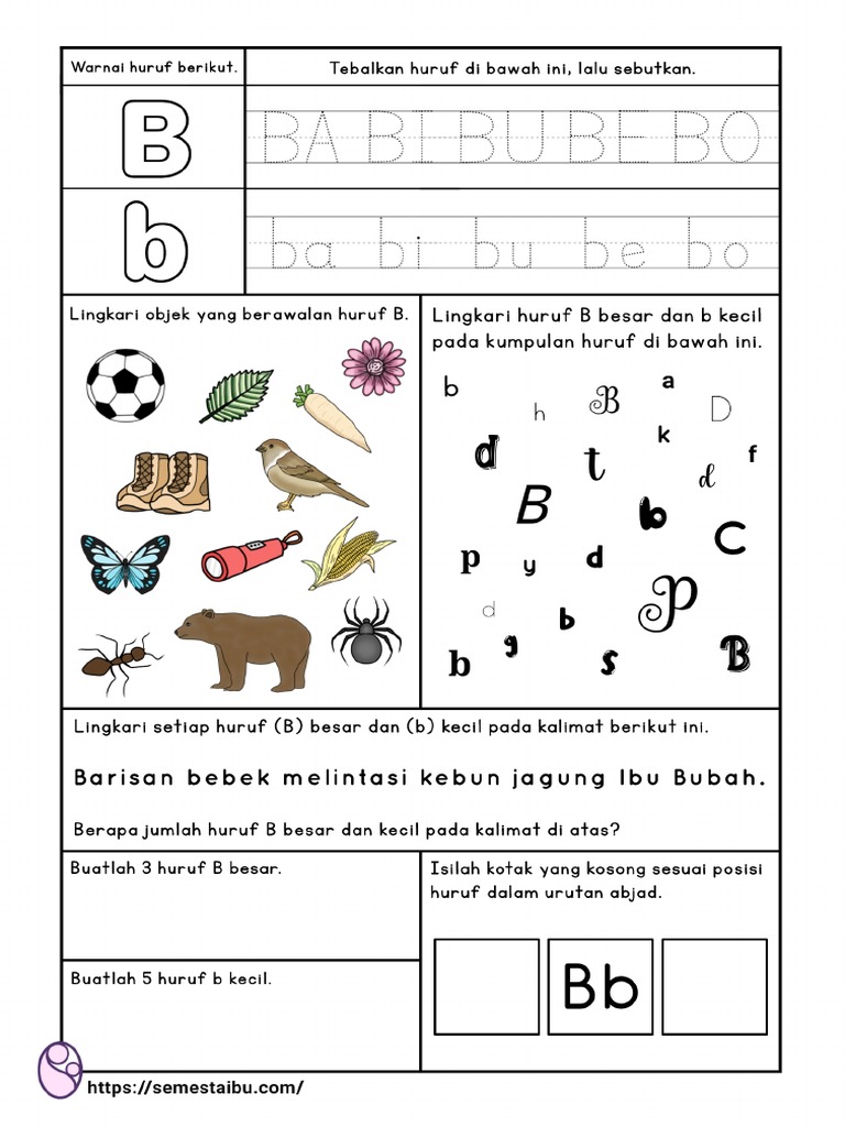 Pengenalan Huruf B | PDF