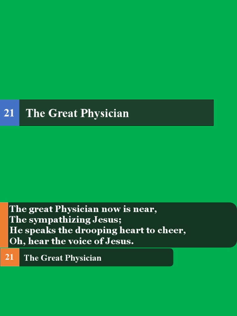 21 - The Great Physician | PDF
