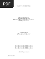 Capstone Project Documentation Guide | PDF | Algorithms | Specification (Technical Standard)