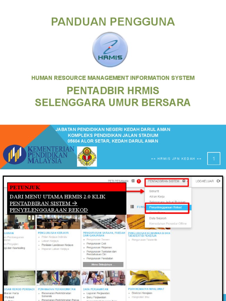 Tutorial Selenggara Umur Bersara | PDF
