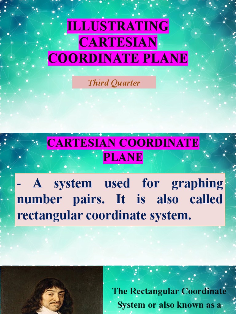 Describe Cartesian Coordinate Plane | PDF | Cartesian Coordinate System ...