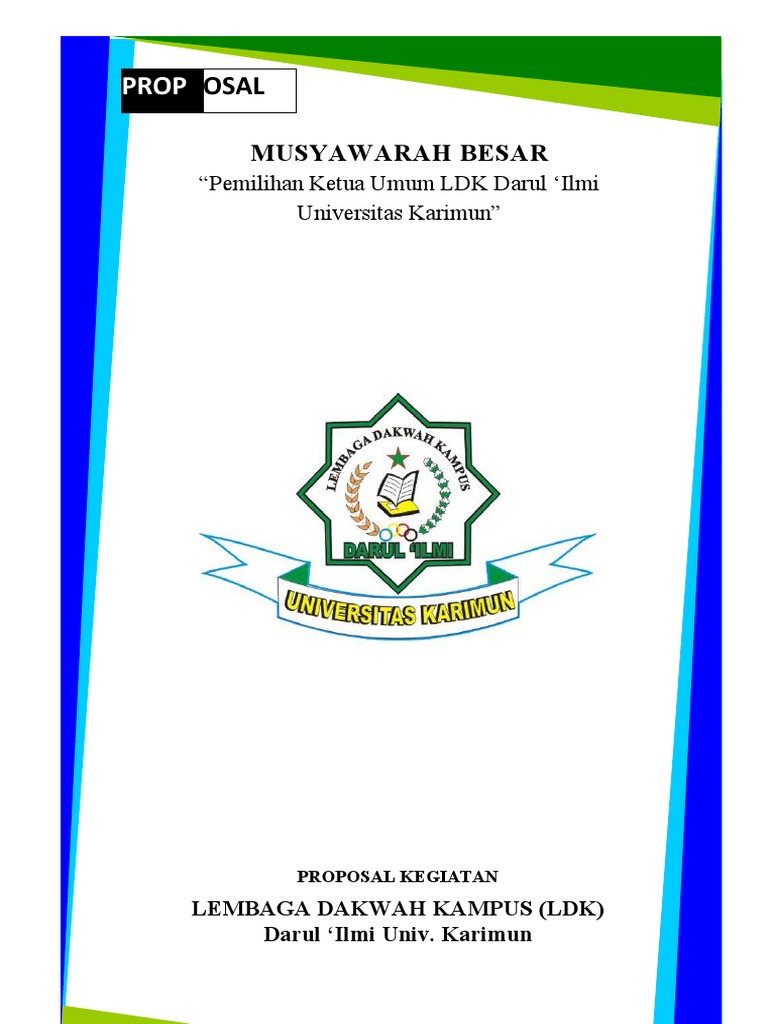 Proposal LDK Musyawarah Besar 2022 | PDF