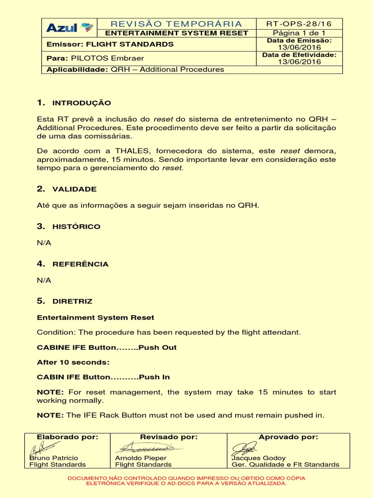 E195 - Quick Reference Handbook (QRH) | PDF | Engenharia de Sistemas ...