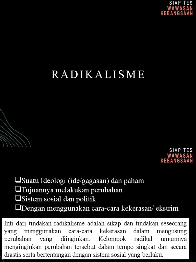 Memahami Radikalisme Dan Cara Penanggulangannya Pdf