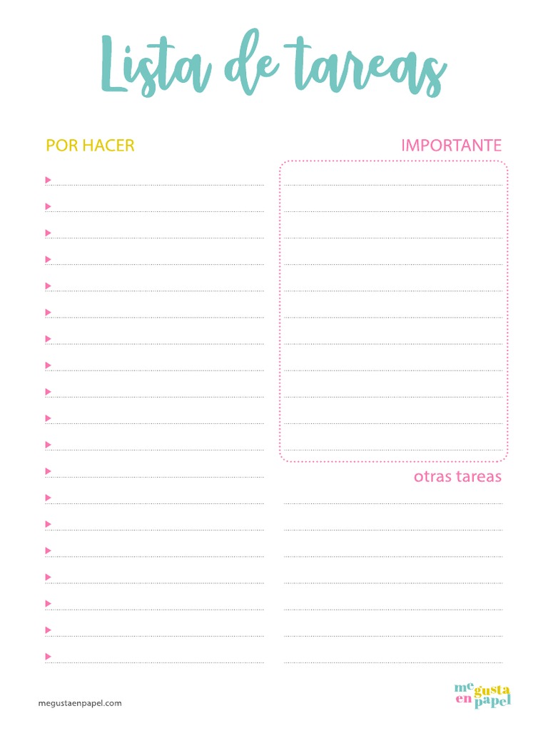 Check List para Imprimir 2 | PDF