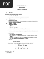 Semi-Detailed Lesson Plan - Distance and Midpoint Formula Grade 10 ...