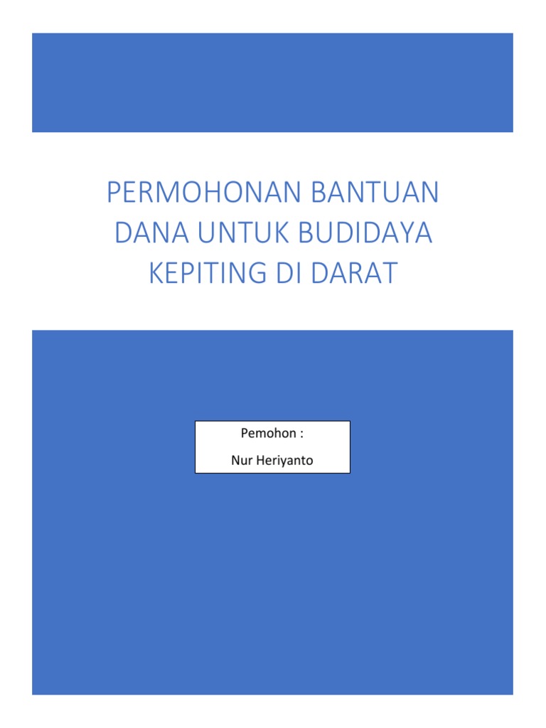 Budidaya Kepiting Bakau di Darat | PDF | Teknologi & Rekayasa