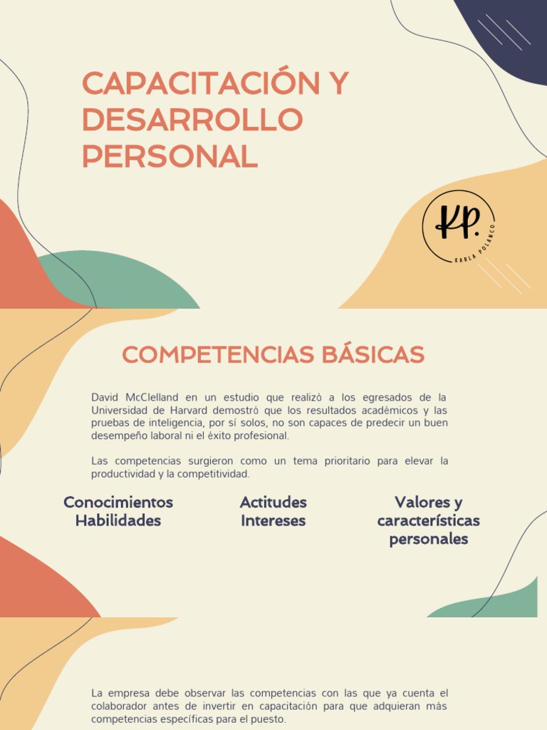 Capacitación y Desarrollo Personal | PDF | Aprendizaje | Competencia (Recursos humanos)