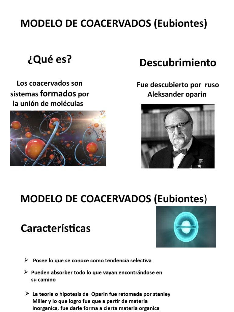 Coacervados: Origen y Características | PDF