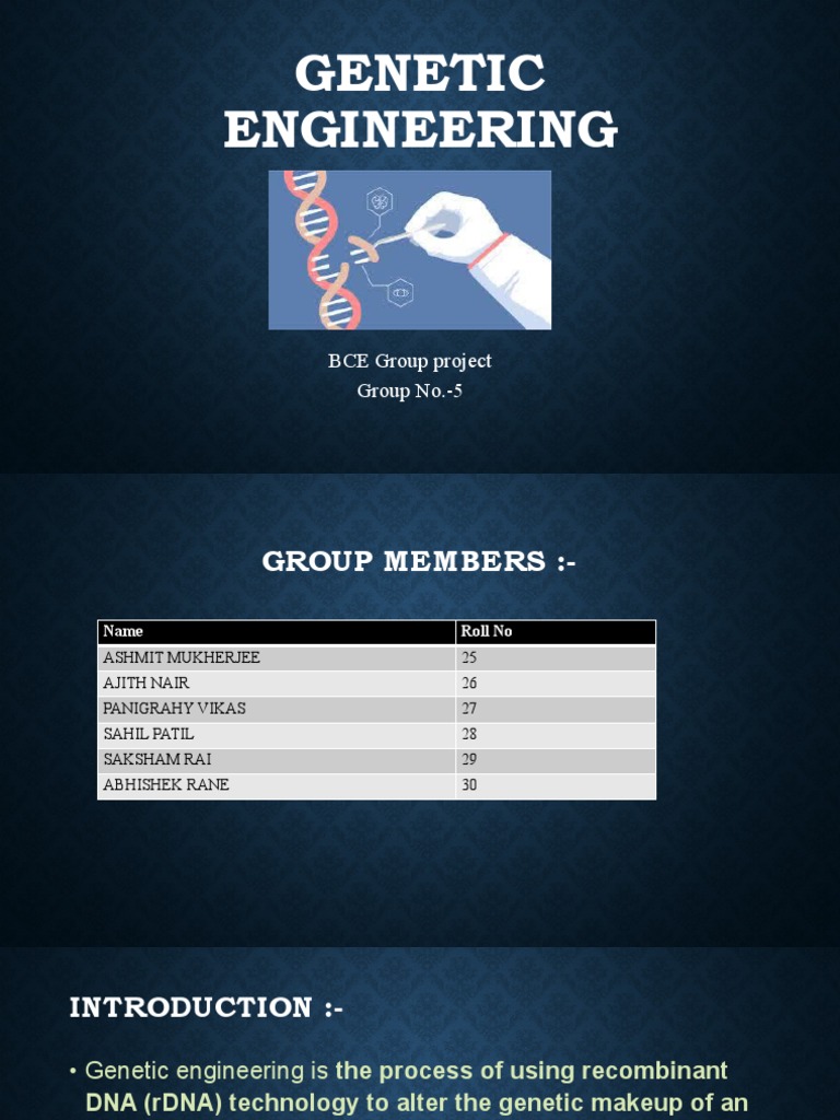 Genetic Engineering Pdf Genetic Engineering Genetically Modified