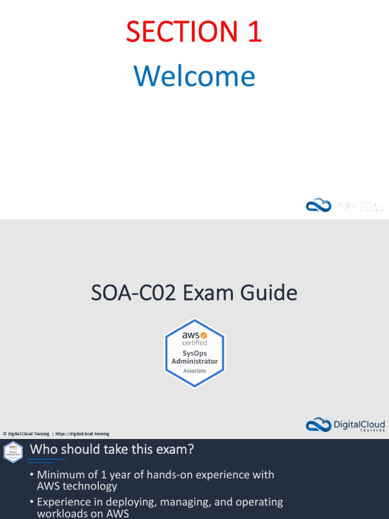 Aws Sysops Administrator Course Slides Pdf Internet Protocol Suite Ip Address