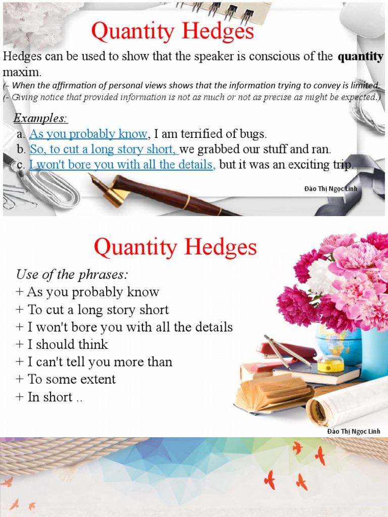 Understanding Quantity Hedges | PDF