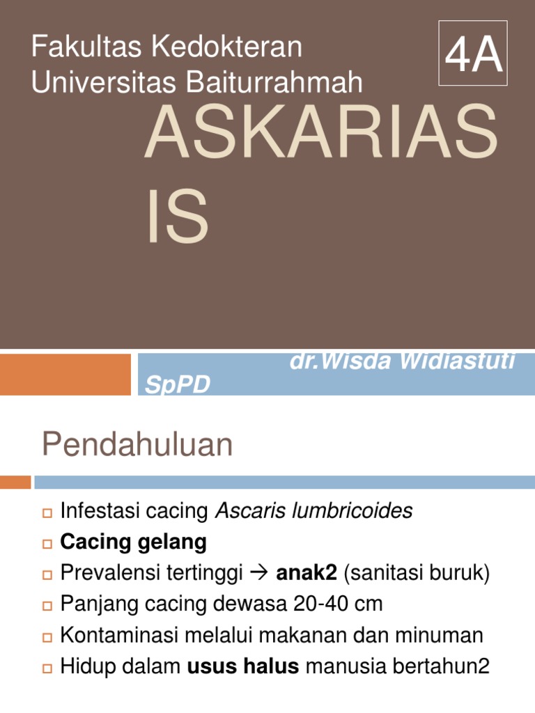 Askariasis 170906043651 | PDF