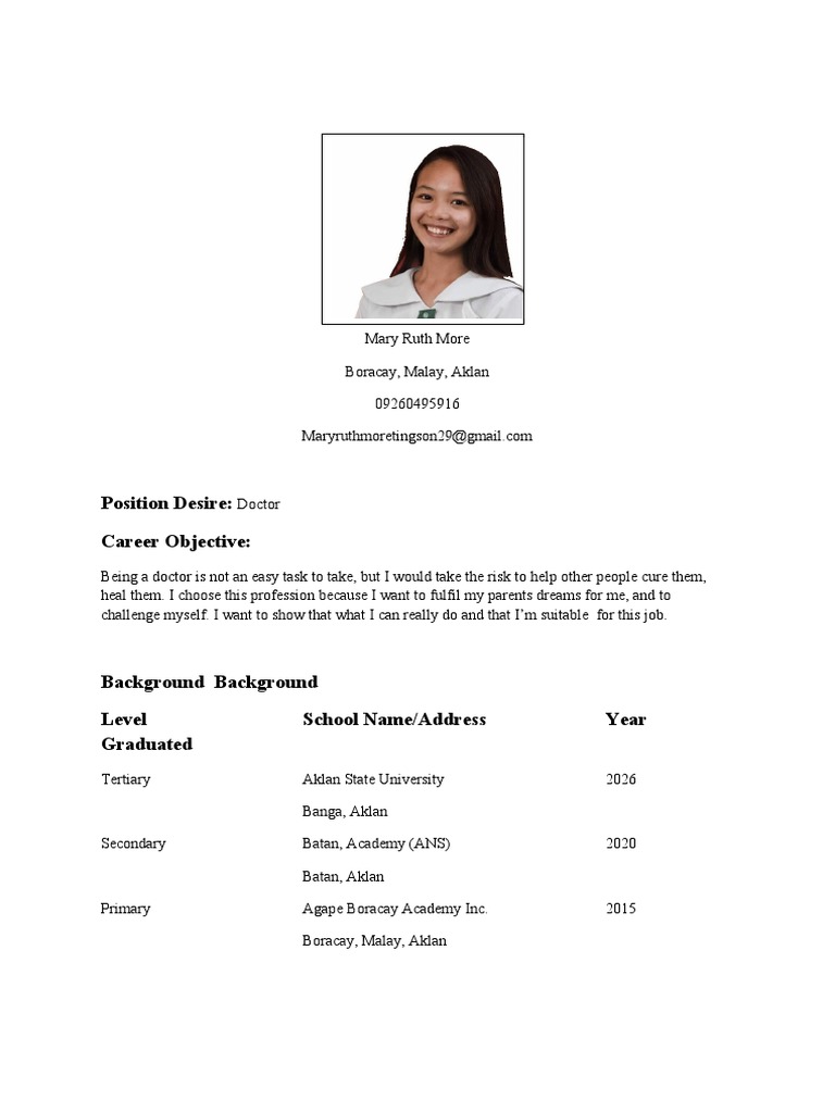 Ruthie Resume | PDF