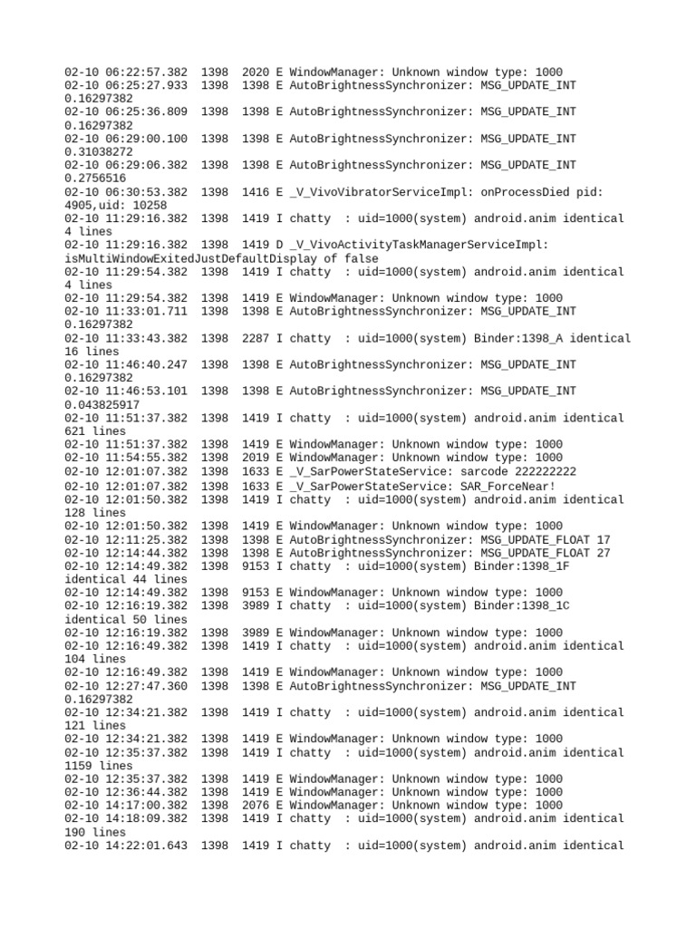 Log | PDF | Java (Programming Language) | Operating System Technology