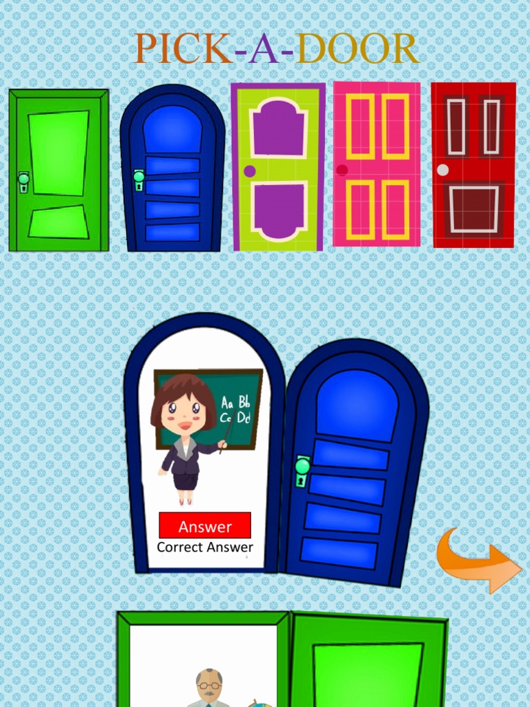 Pick-a-Door Template | PDF