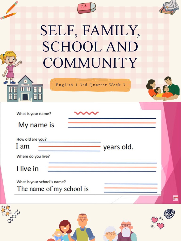 Self, Family, School and Community | PDF