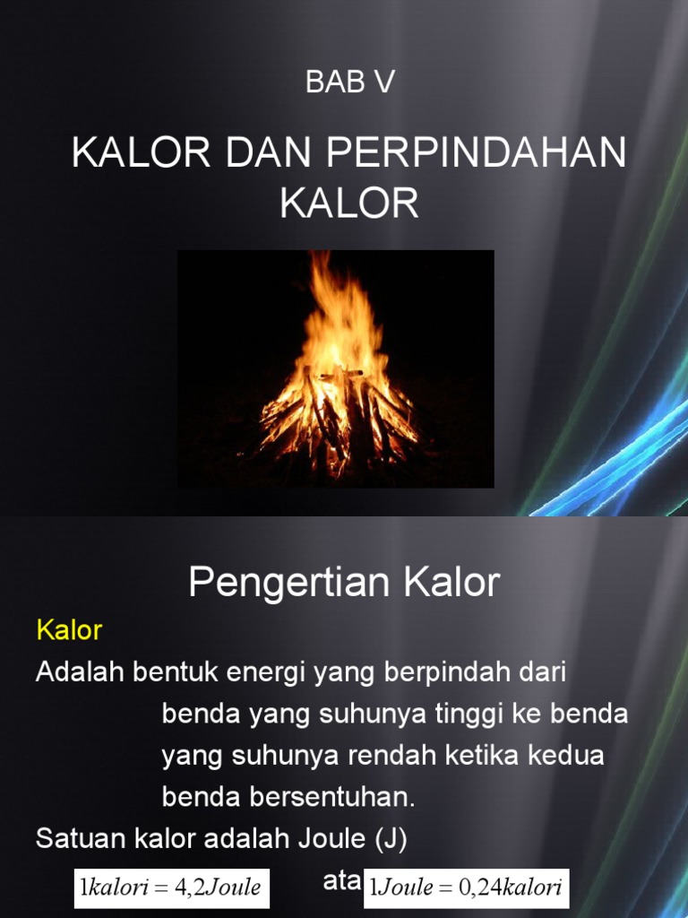 Kalor Dan Perpindahan Kalor | PDF