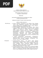 Contoh Perdes APBDes Tahun 2025 | PDF