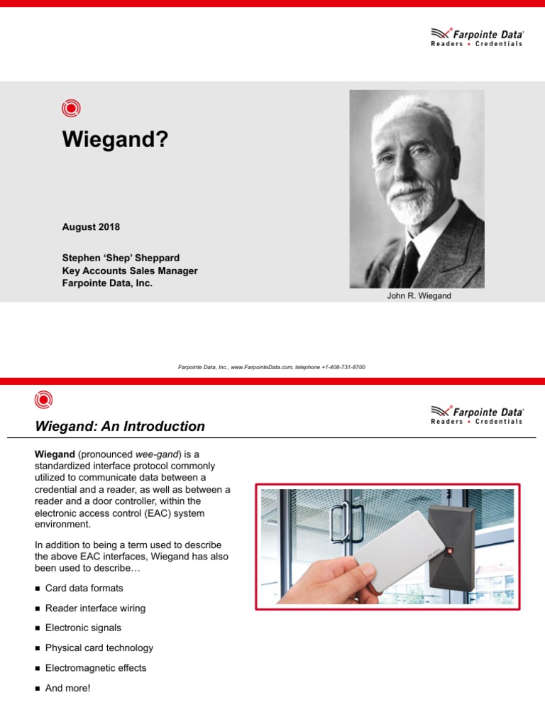 Understanding Wiegand | PDF | Access Control | Bit