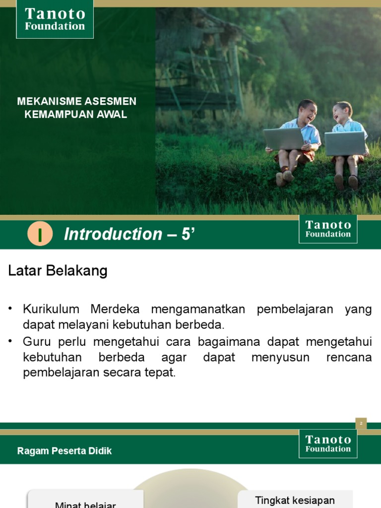 Mekanisme Penilaian Kemampuan Awal | PDF