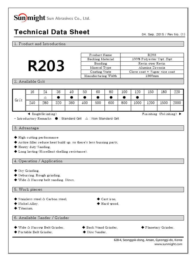 R203 (Tds-Eng) | PDF