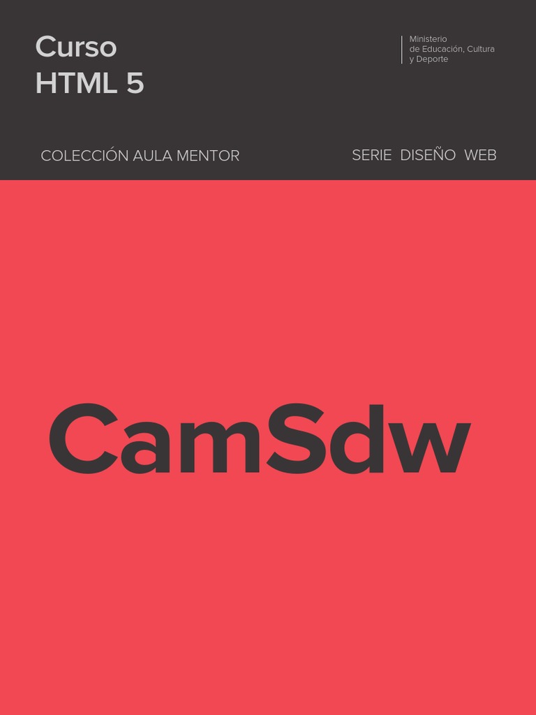 Manual Html5 Css Pdf Html Página Web