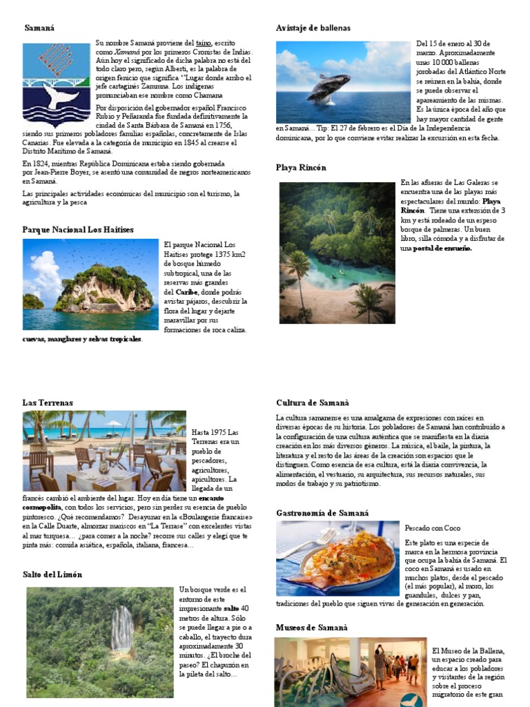 Guia Turistica Samaná | PDF