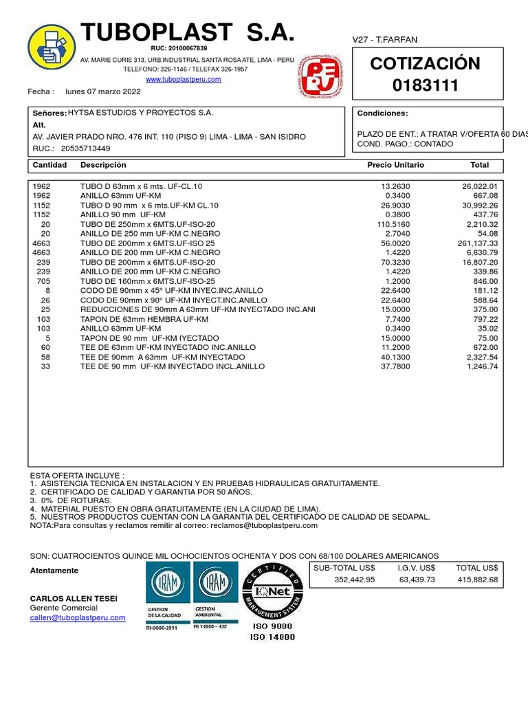 PVC - Tuboplast | PDF
